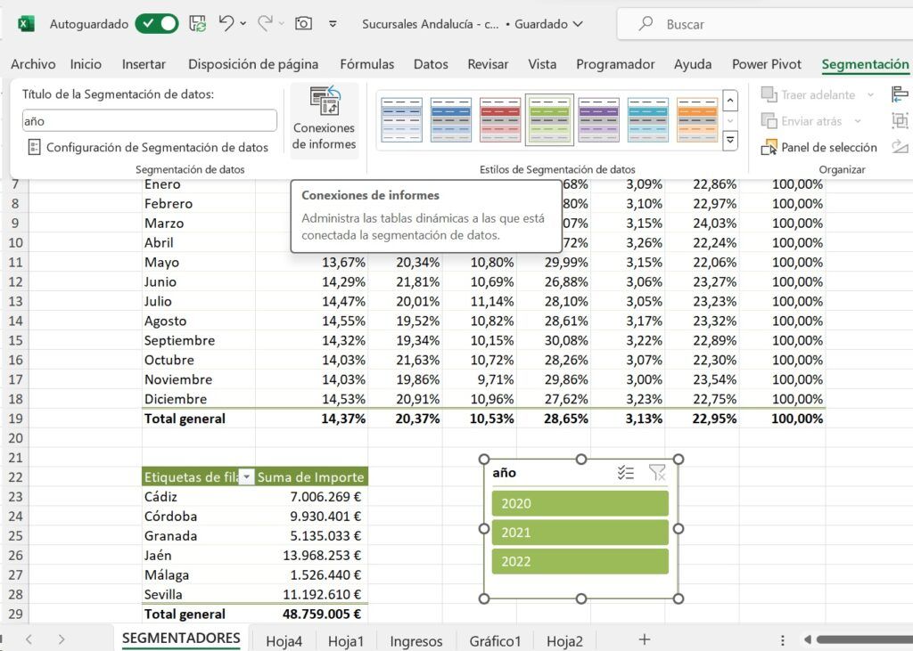 Tablas Dinámicas en Excel 365 - ESTAMÁTICA